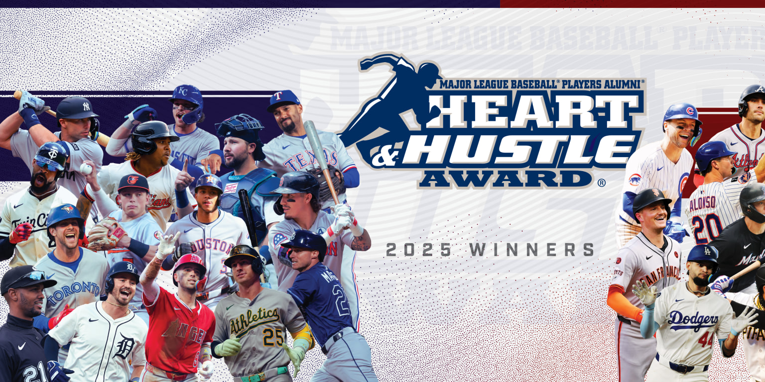 MLBPAA announces team winners of 20th annual Heart and Hustle Award