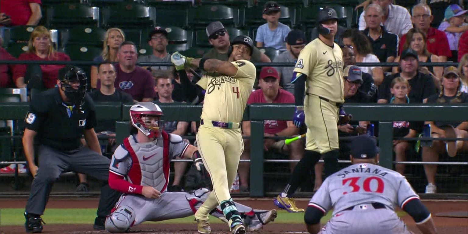 Marte (HR, 3 CI) lidera triunfo de D-backs sobre los Twins