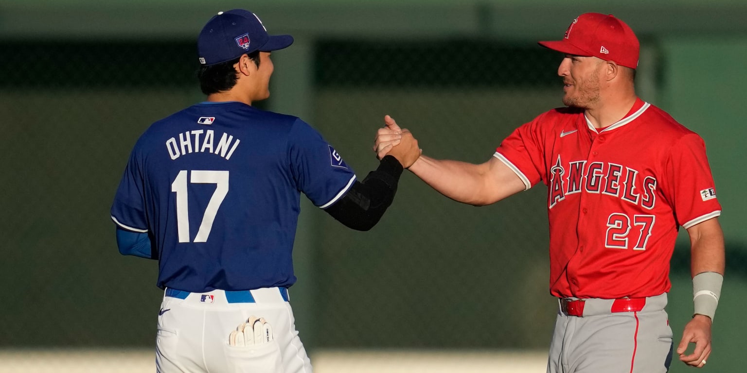 Mike Trout, Angels catch up with Shohei Ohtani