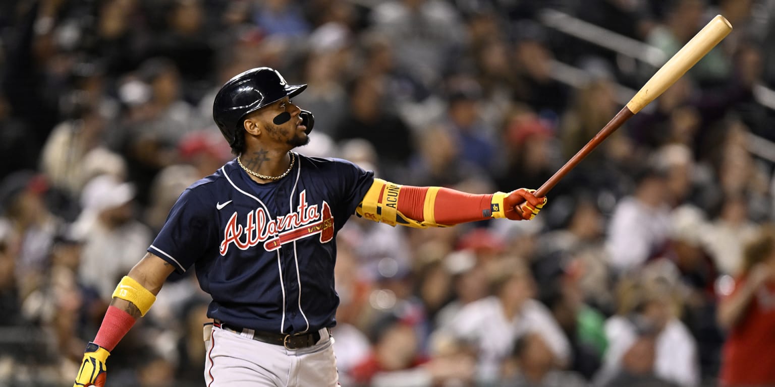 Ronald Acuña Jr. homers twice vs. Nationals