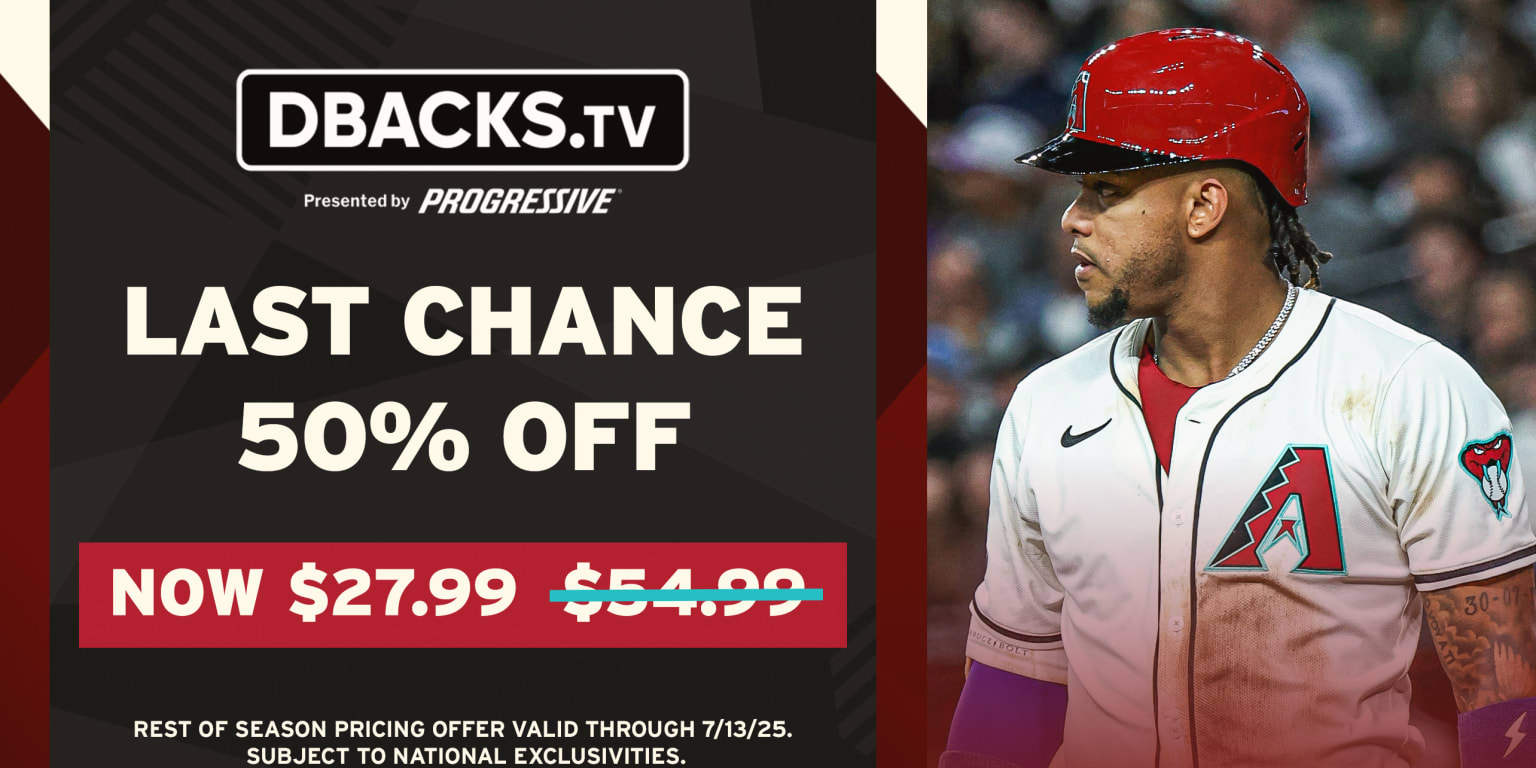 DBACKS.TV 50 percent off for July 2025