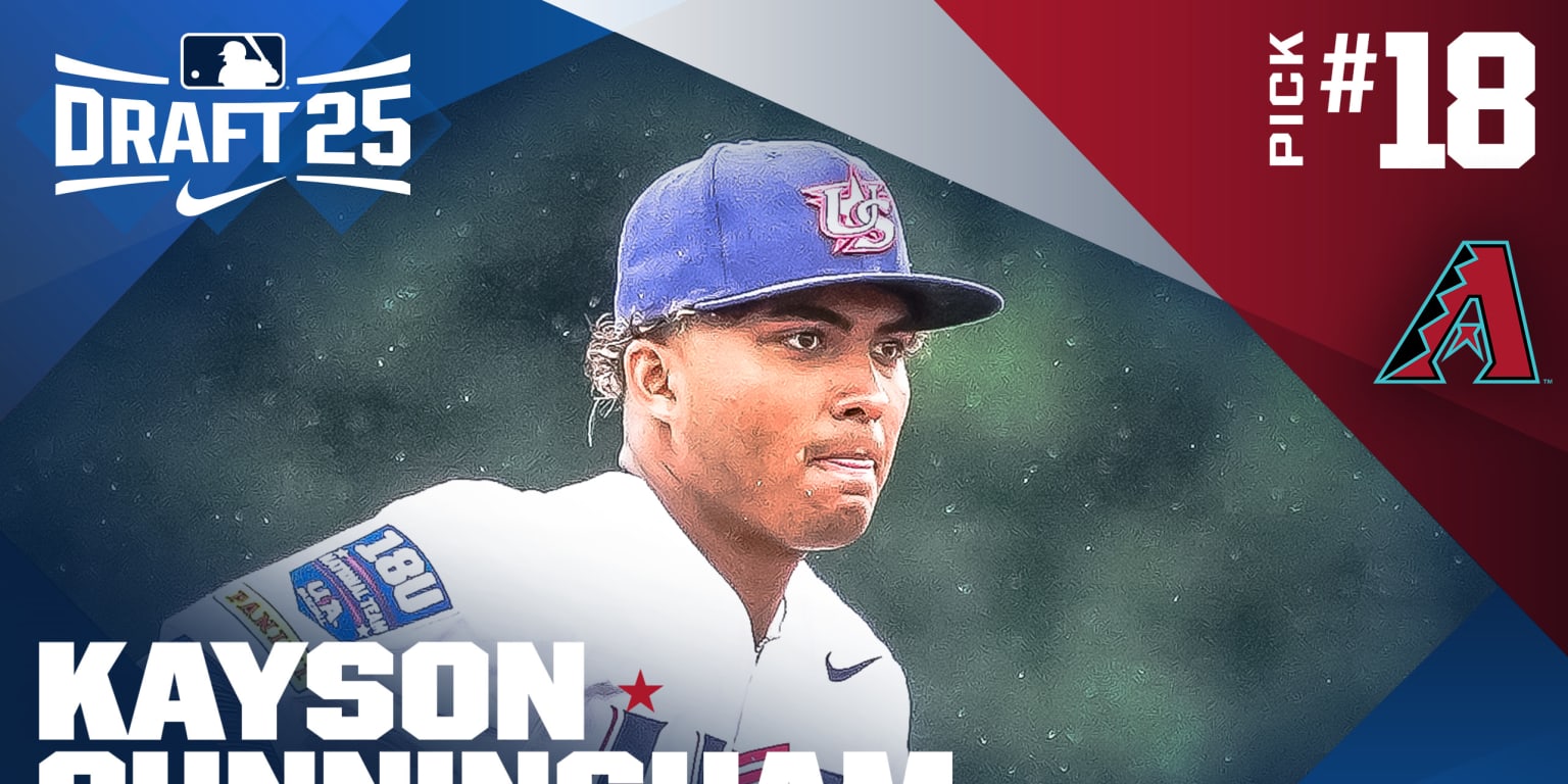 Kayson Cunningham drafted 18th by Diamondbacks in 2025 MLB Draft