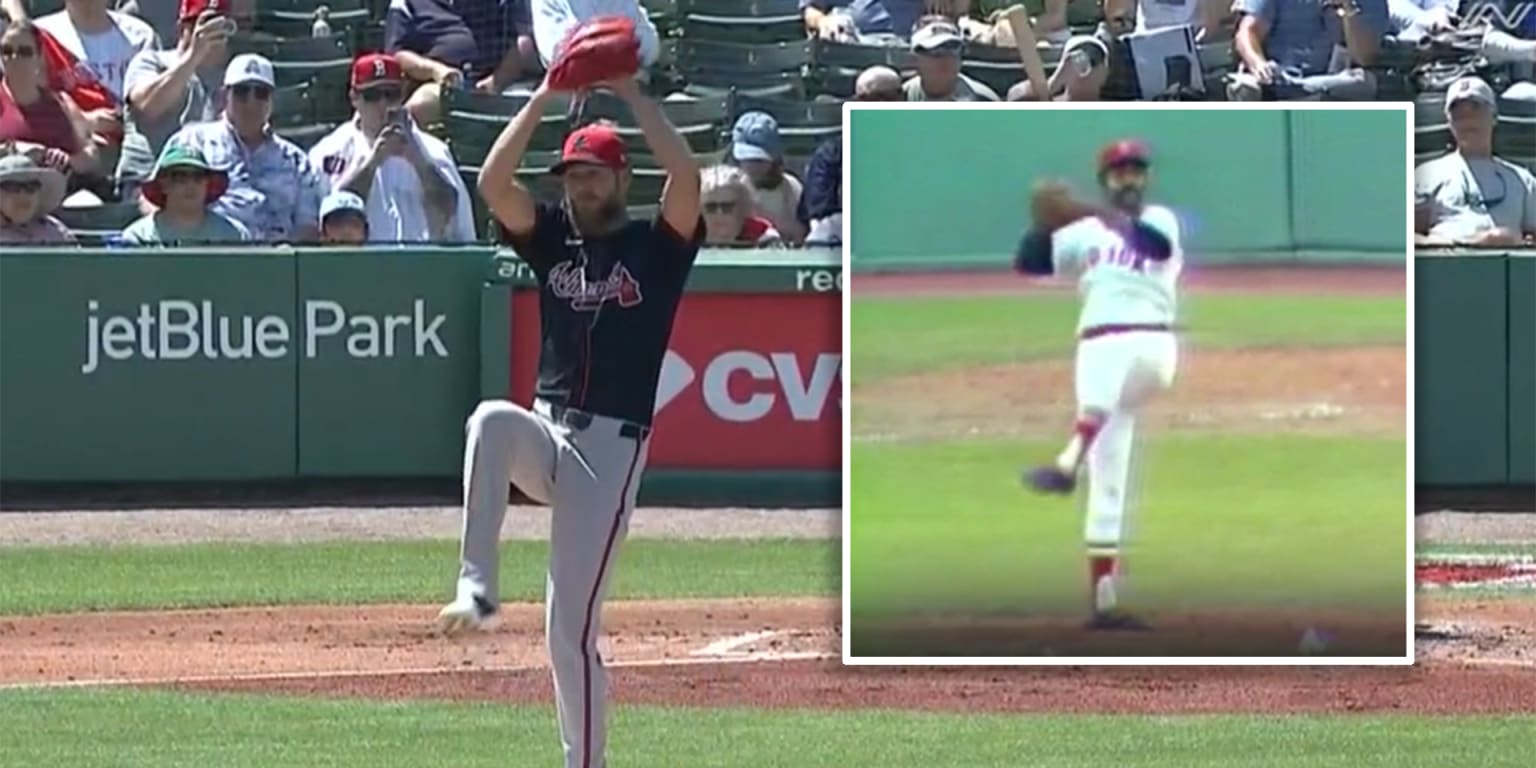 Chris Sale honors Luis Tiant with first pitch