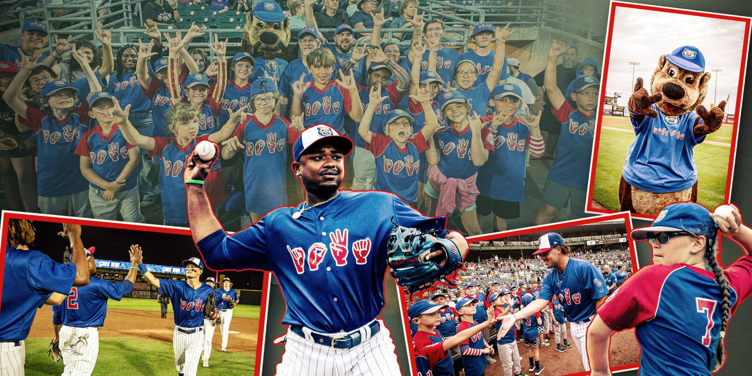 Cubs' Triple-A affiliate celebrates camp for deaf on special night