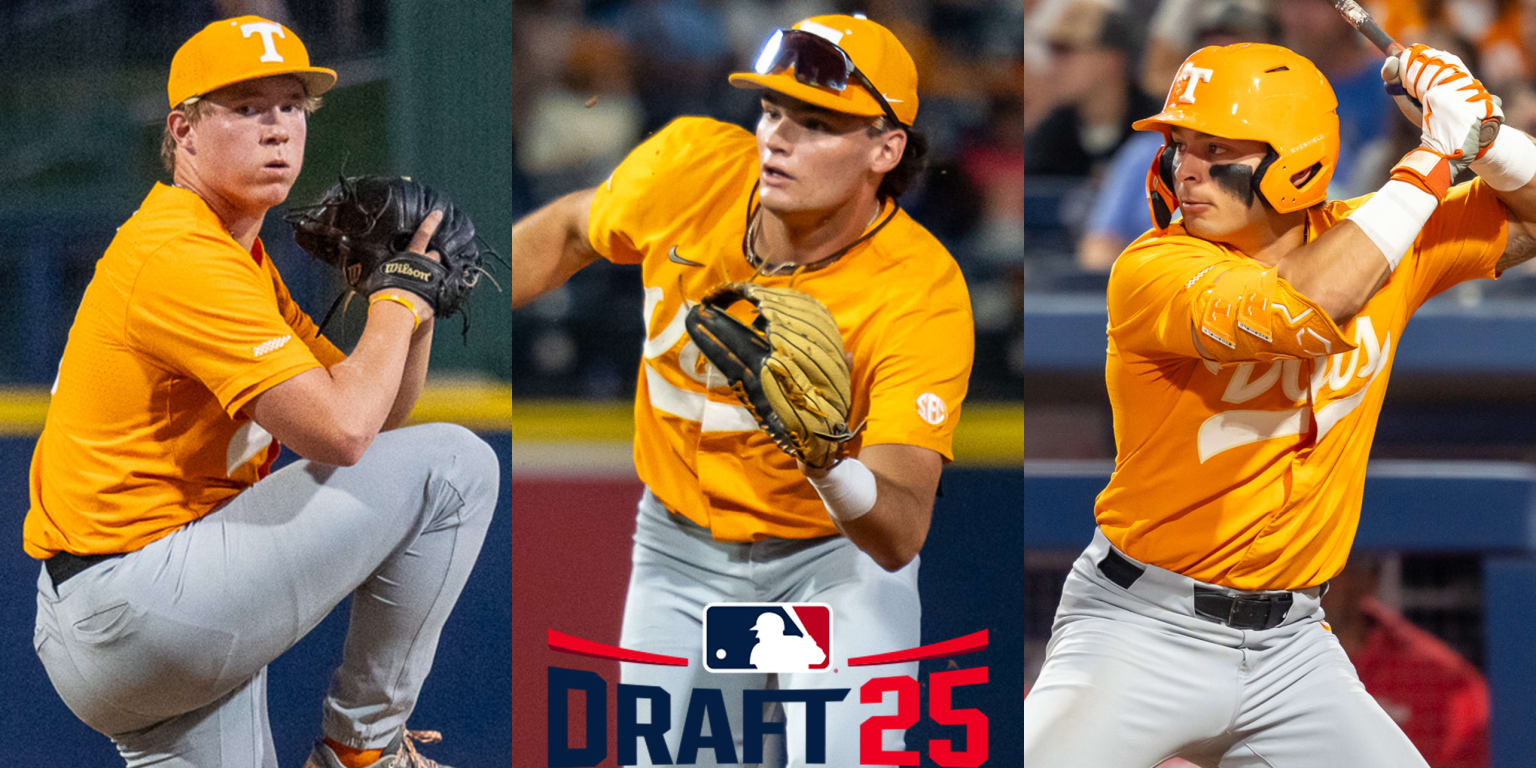 Three Tennessee players drafted in 2025 MLB Draft first round