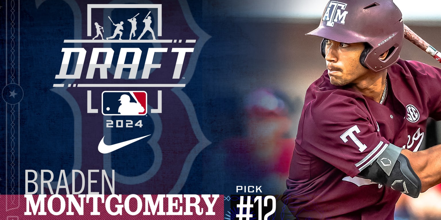 Braden Montgomery drafted No. 12 by Red Sox in 2024 MLB Draft