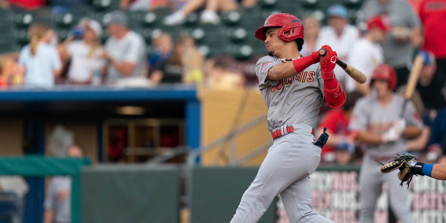 Cardinals prospect Masyn Winn collects four hits