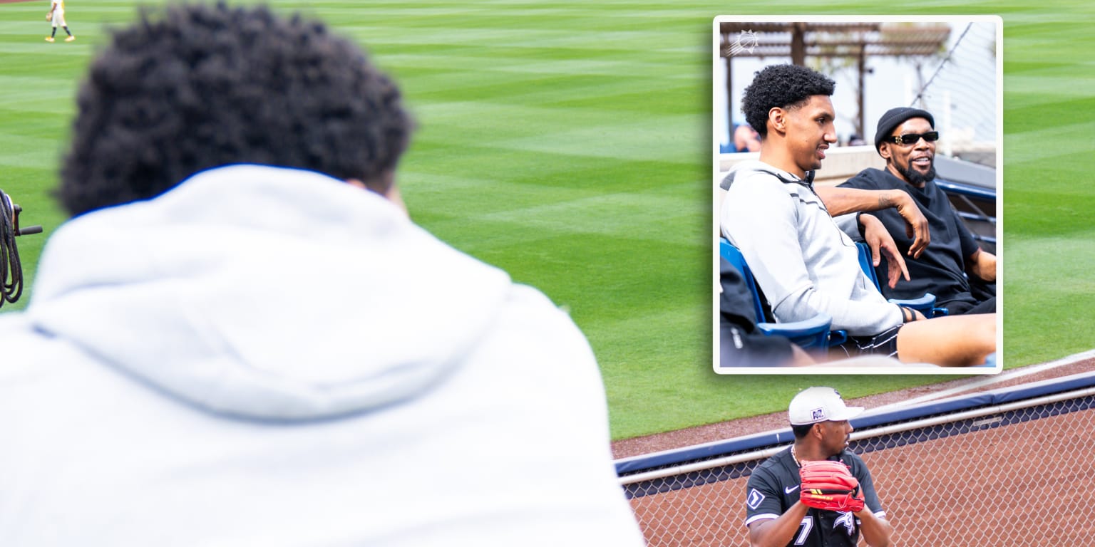 Justin Dunn's brother, Ryan, Kevin Durant attend White Sox game