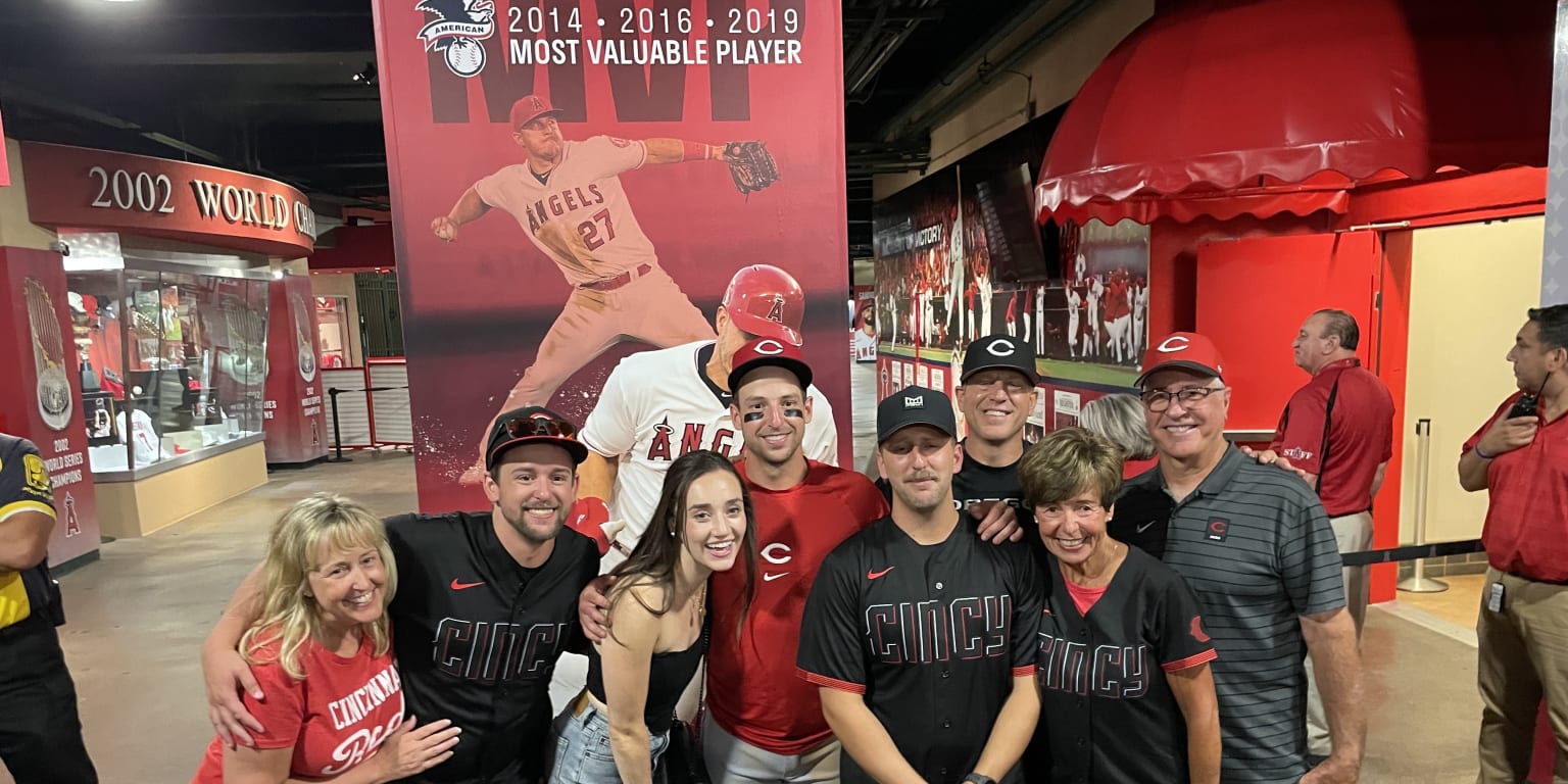 Spencer Steer returns to Angel Stadium as big leaguer