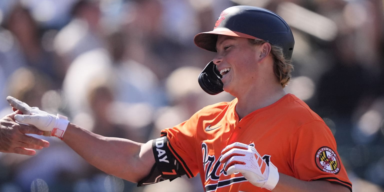 Jackson Holliday continues to swing a hot bat in Orioles camp