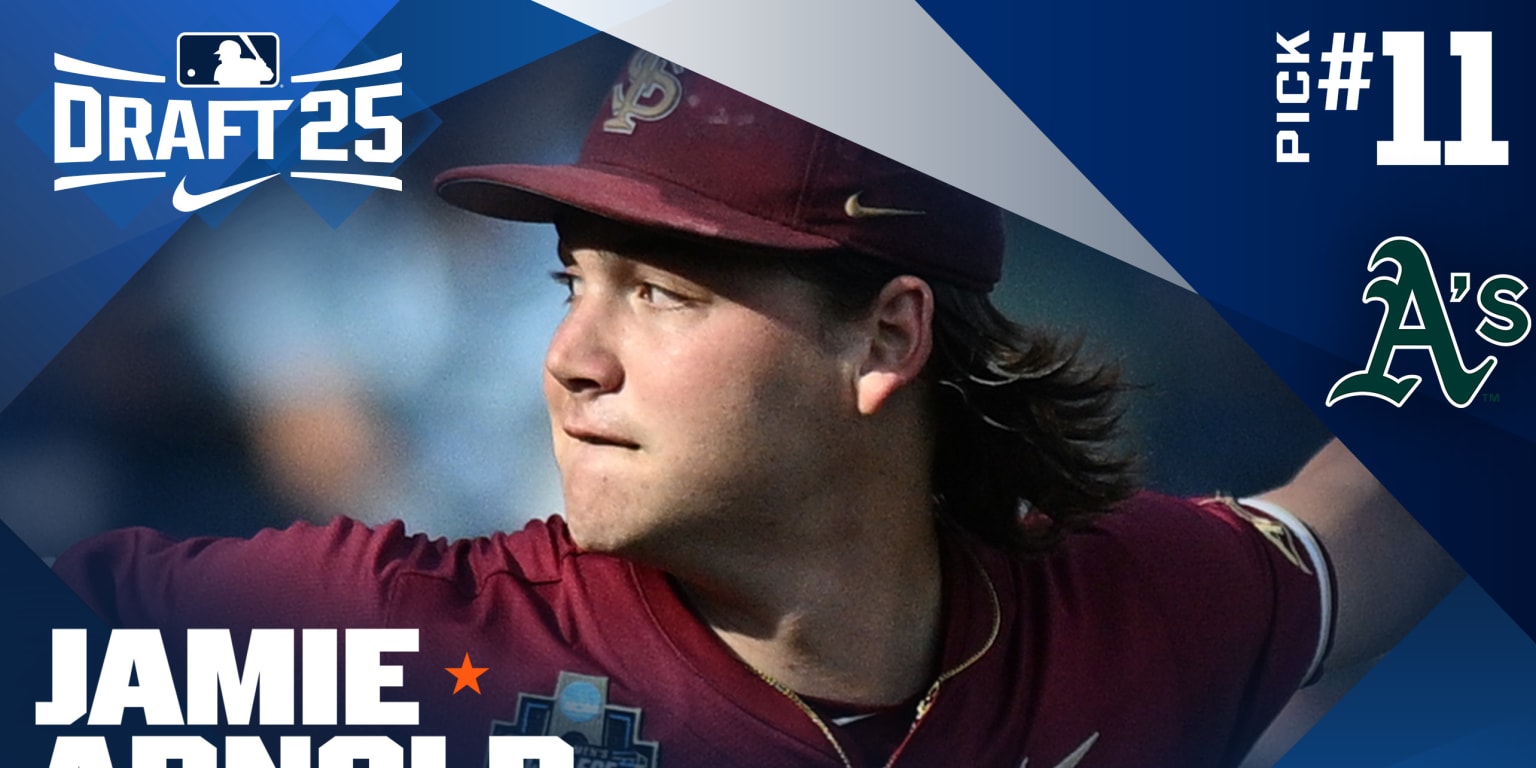 Jamie Arnold drafted 11th by Athletics in 2025 MLB Draft