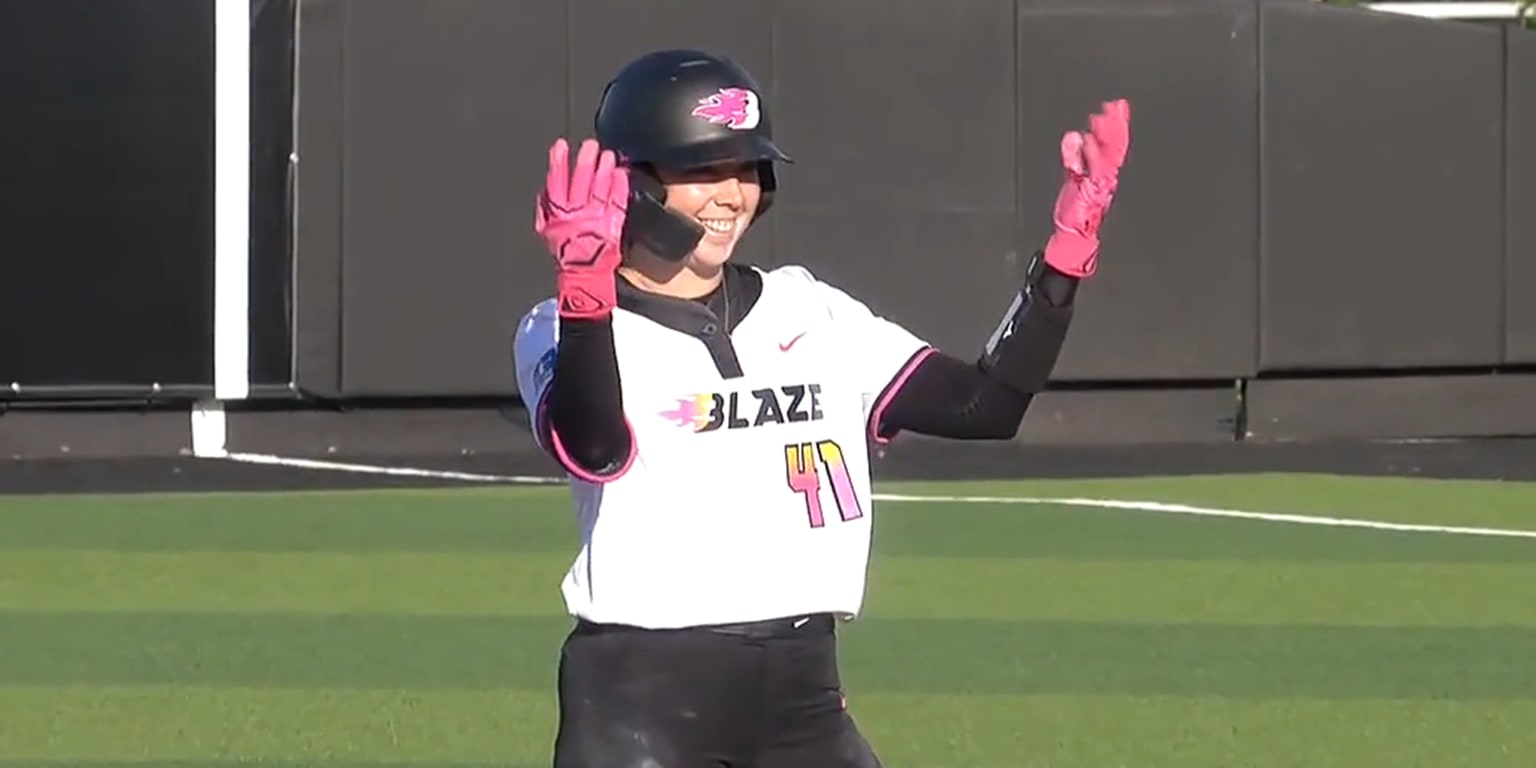 Danielle Gibson Whorton drives in first run in Blaze history on AUSL Opening Day