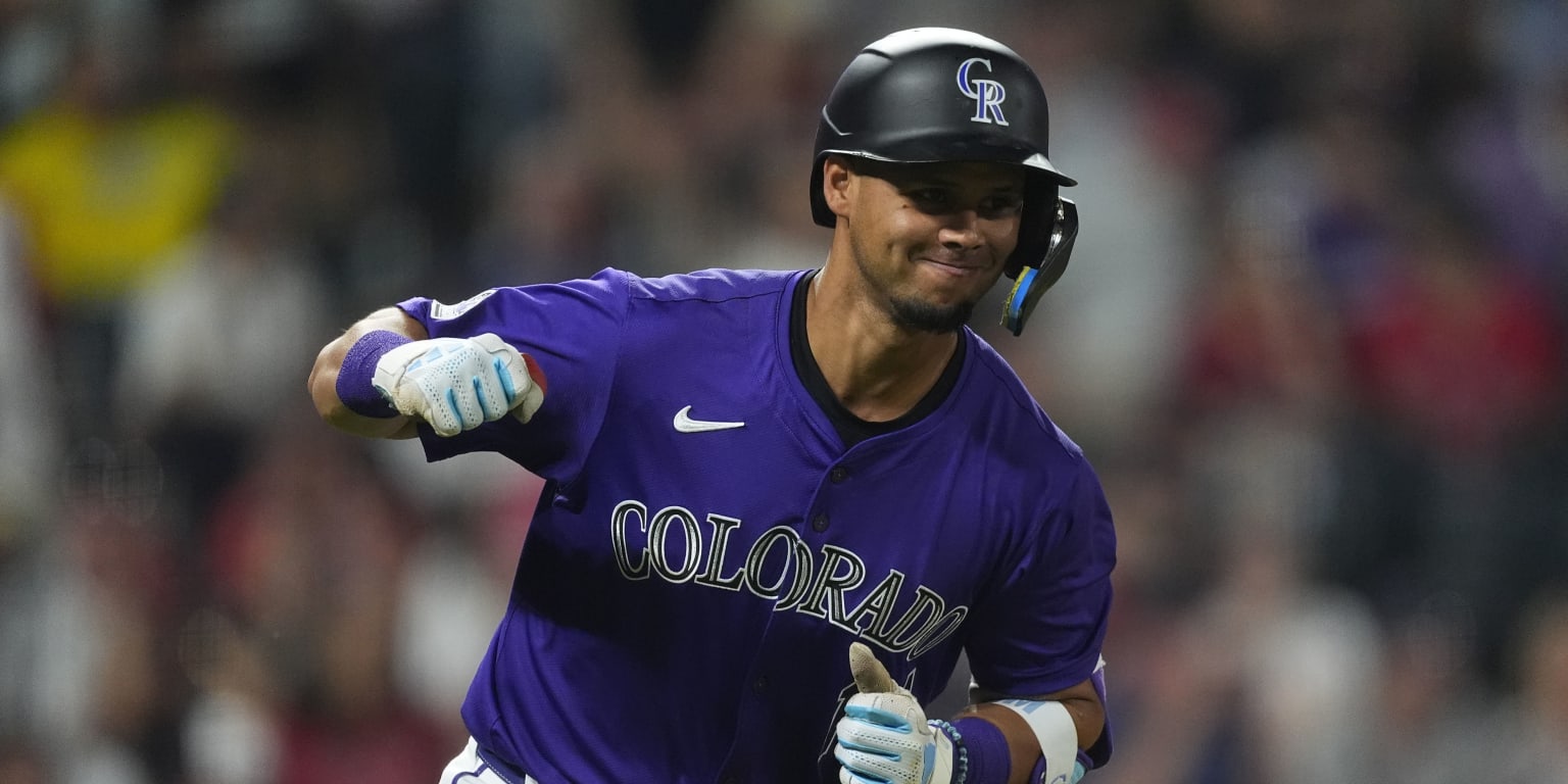 Ezequiel Tovar turns corner at the plate for Rockies