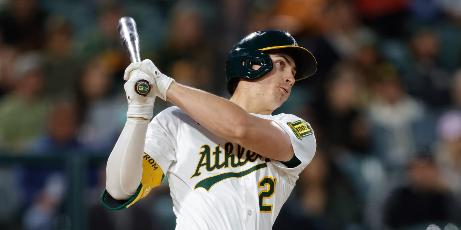 Tyler Soderstrom hits two homers to tie for MLB lead