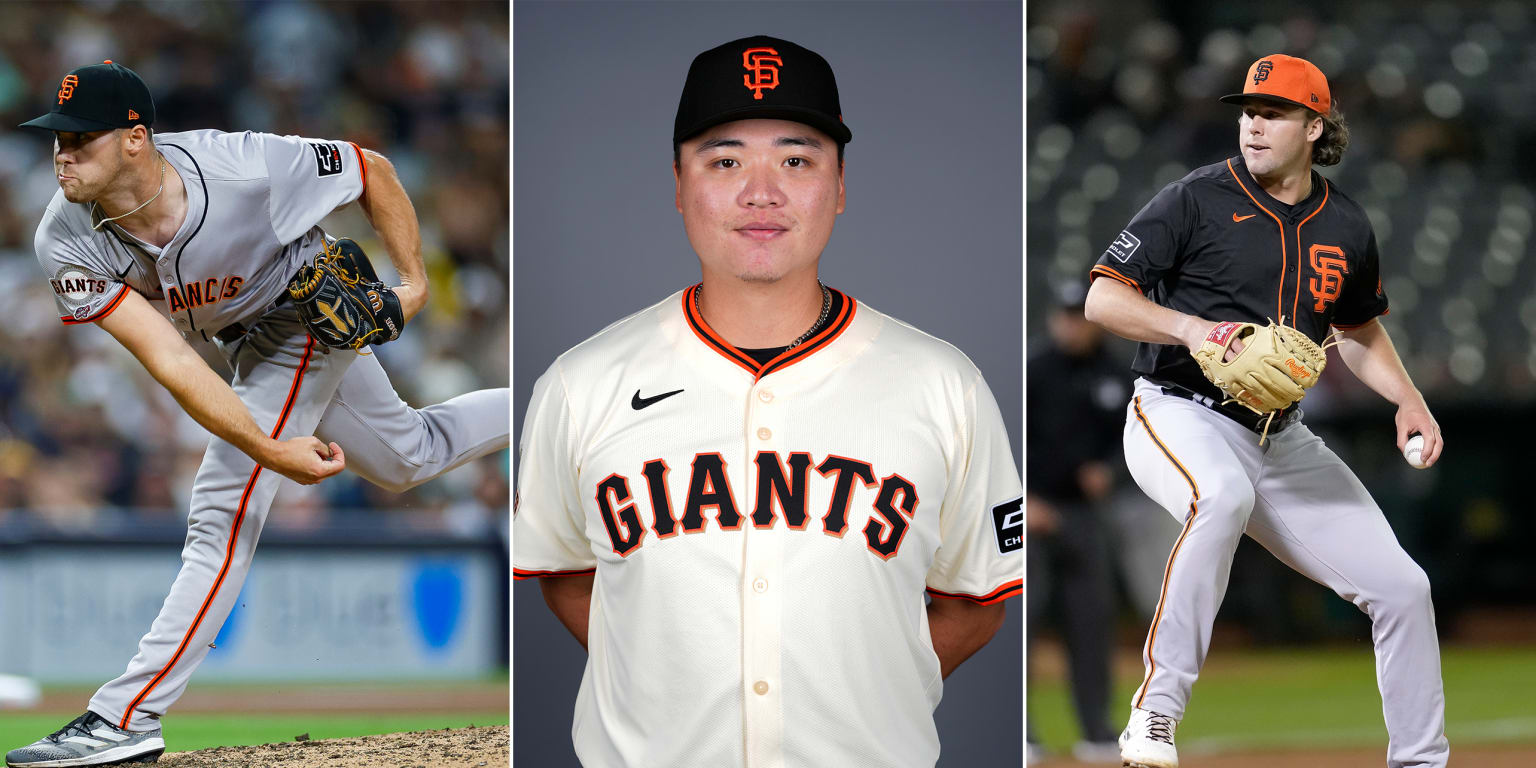 Landen Roupp, Erik Miller, Kai-Wei Teng helping Giants' bullpen