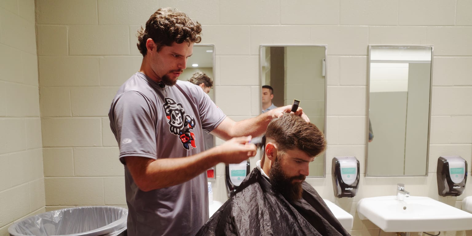 The Baseball Traveler Angels pitcher Victor Mederos is Minor League barber