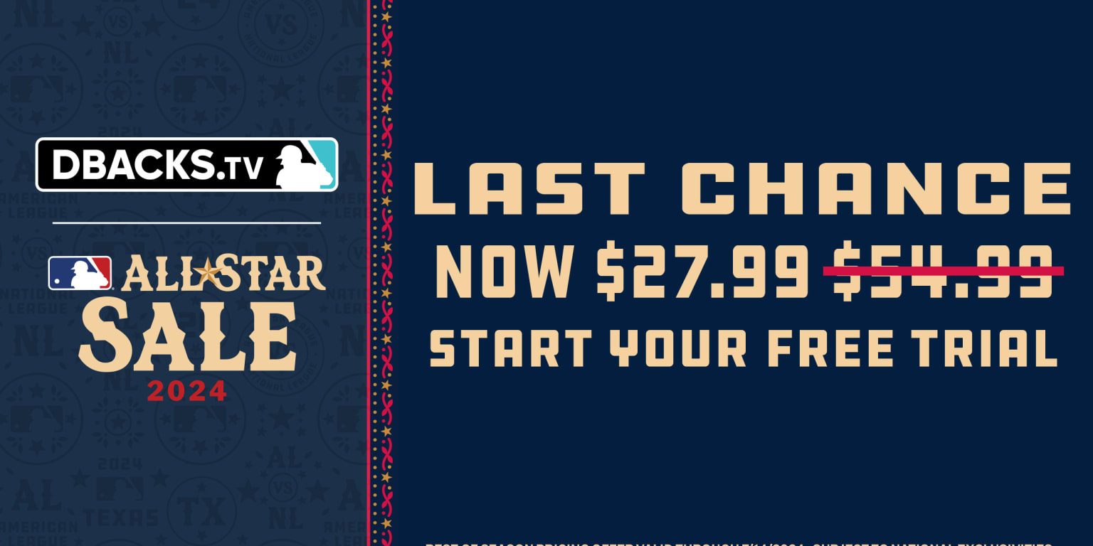 DBACKS.TV 50 percent off for July 2024