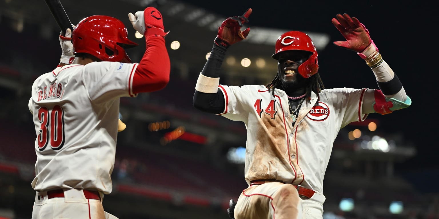 Elly De La Cruz logs his first career inside-the-park homer in Reds ...