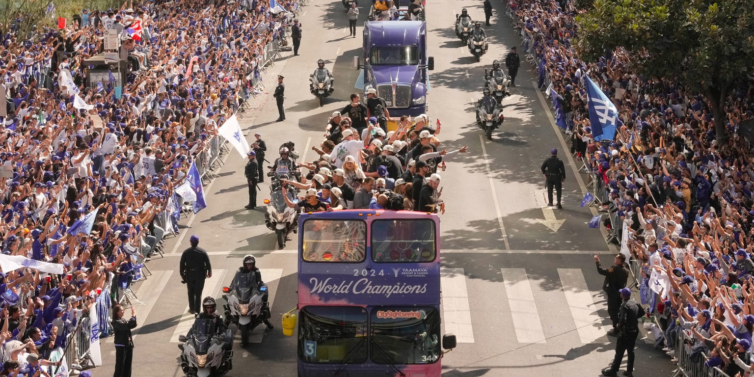 Dodgers 2024 World Series parade