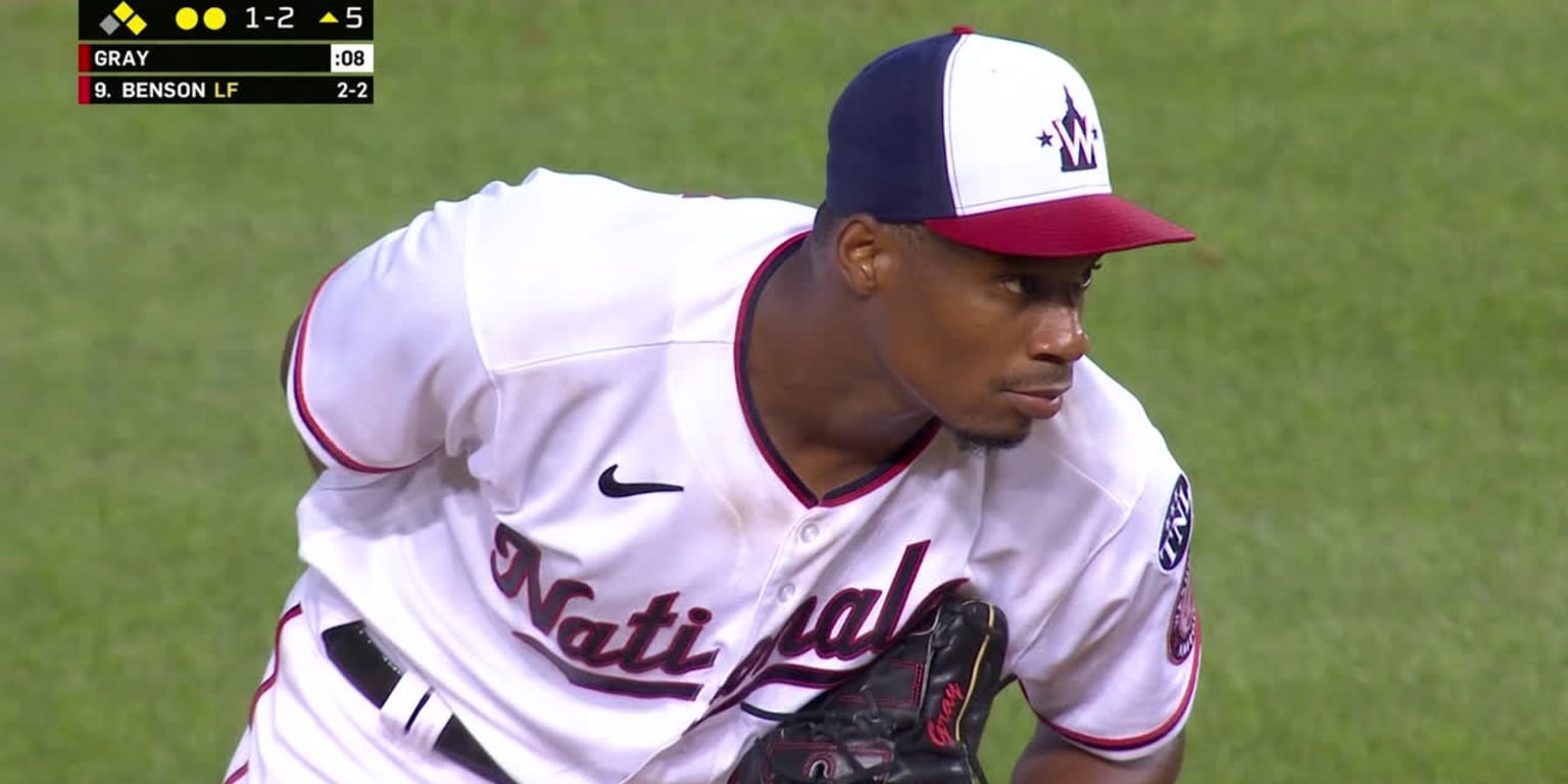 Gray (6 K) tambaleó y Nacionales cayeron en casa ante Rojos