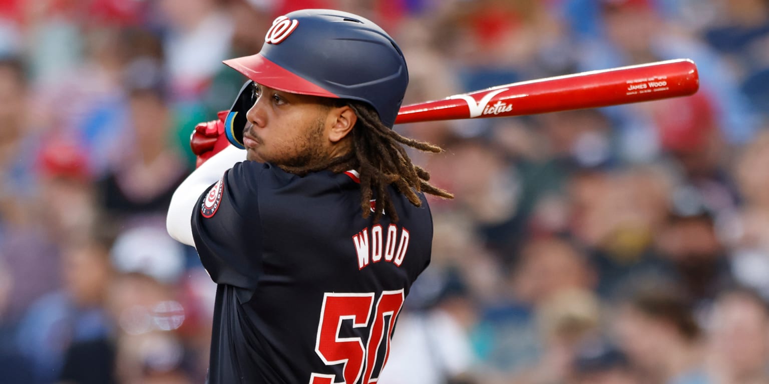 James Wood earns first career RBI, stolen base