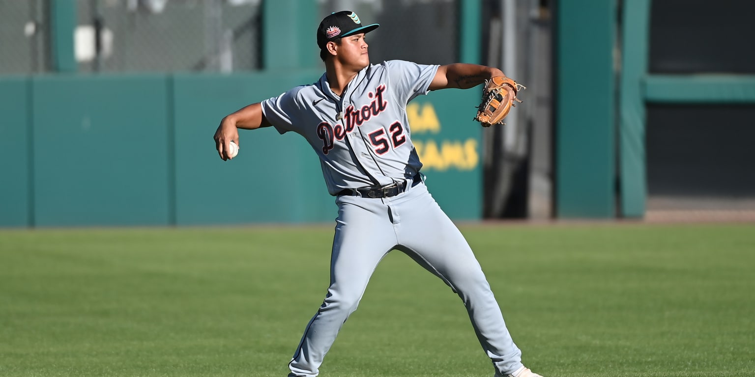 Hao-Yu Lee getting reps at third in Tigers' Spring Training