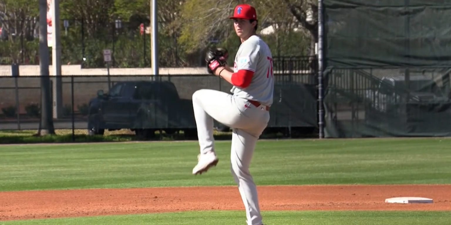 Andrew Painter throws live bullpen session with Phillies