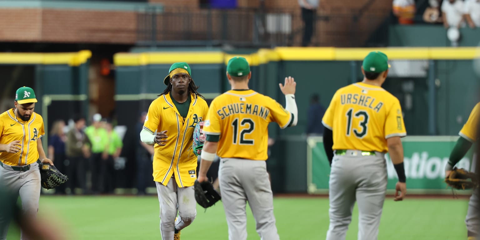 Athletics sweep Astros in four-game set on the road for first time