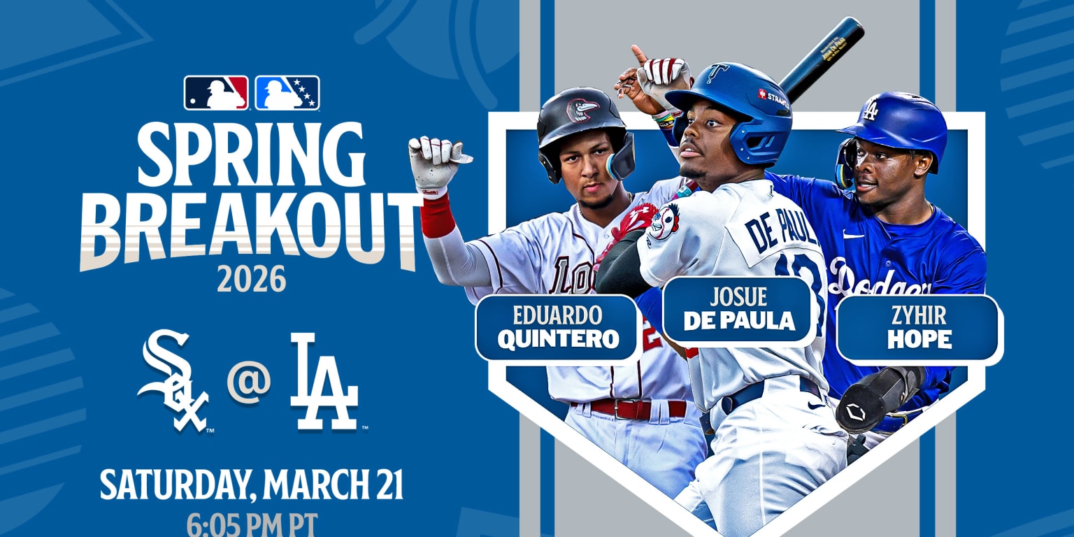 Dodgers Spring Breakout roster 2026