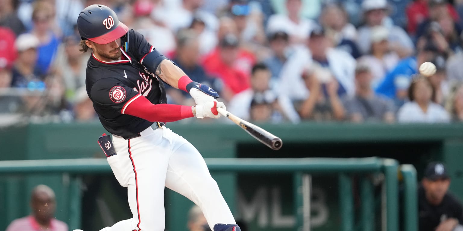 Dylan Crews gets first career hit as Nationals beat Yankees
