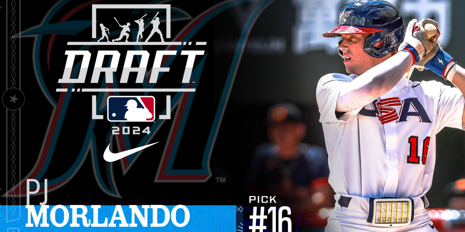 PJ Morlando drafted No. 16 by Marlins in 2024 MLB Draft