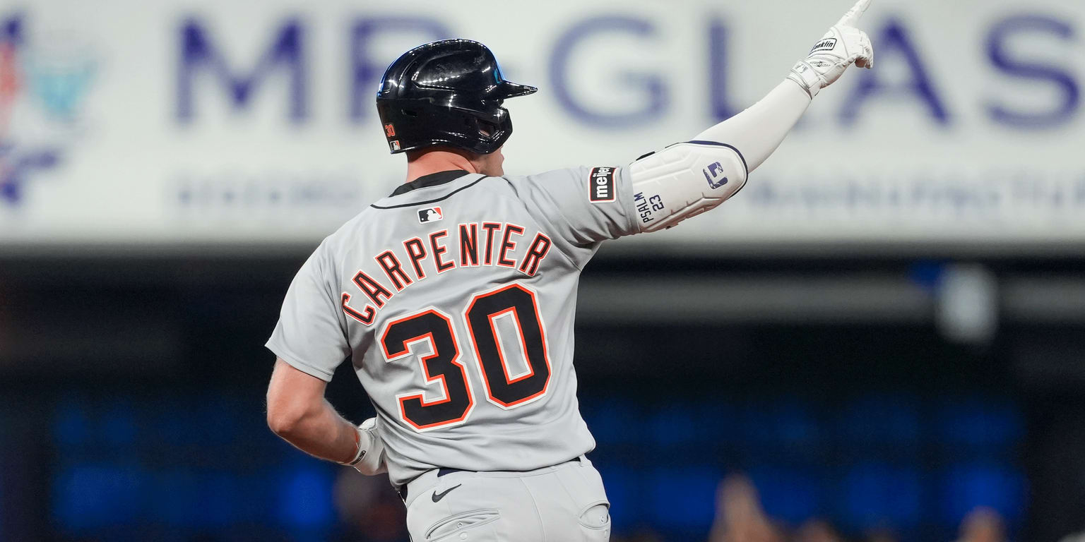 Kerry Carpenter hits 25th homer of the season in Tigers' loss