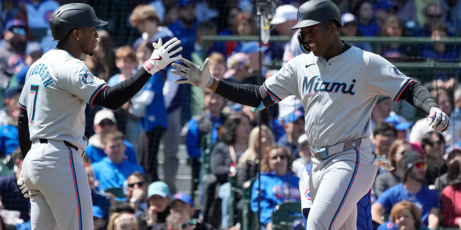 Jesús Sánchez hits 460-foot homer in Marlins' win over Cubs