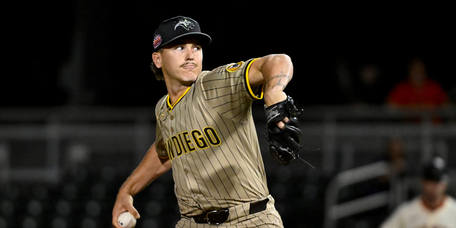 Padres prospect Carson Montgomery returns from Tommy John surgery in ...