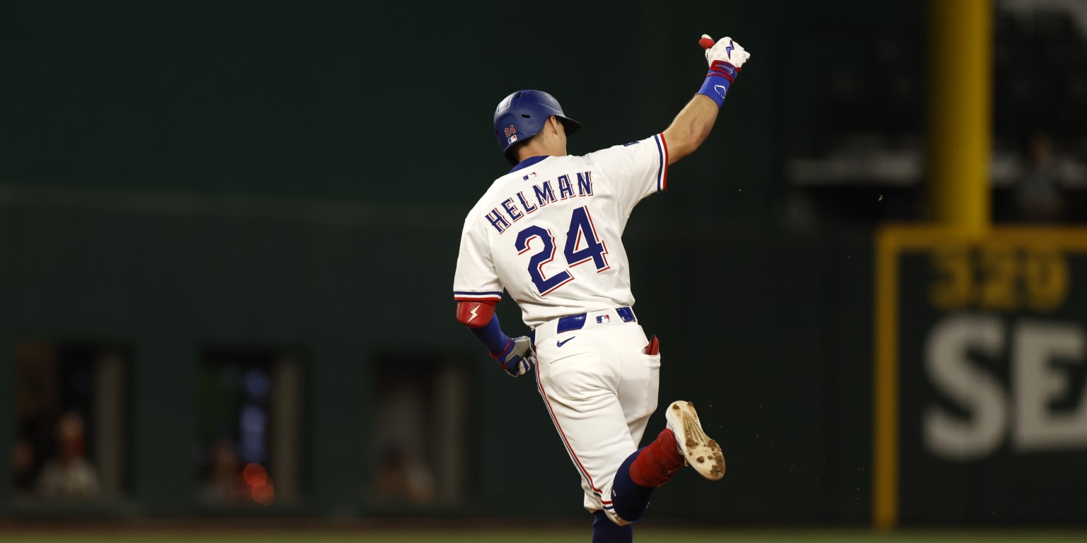 Michael Helman hits first career grand slam in Rangers win