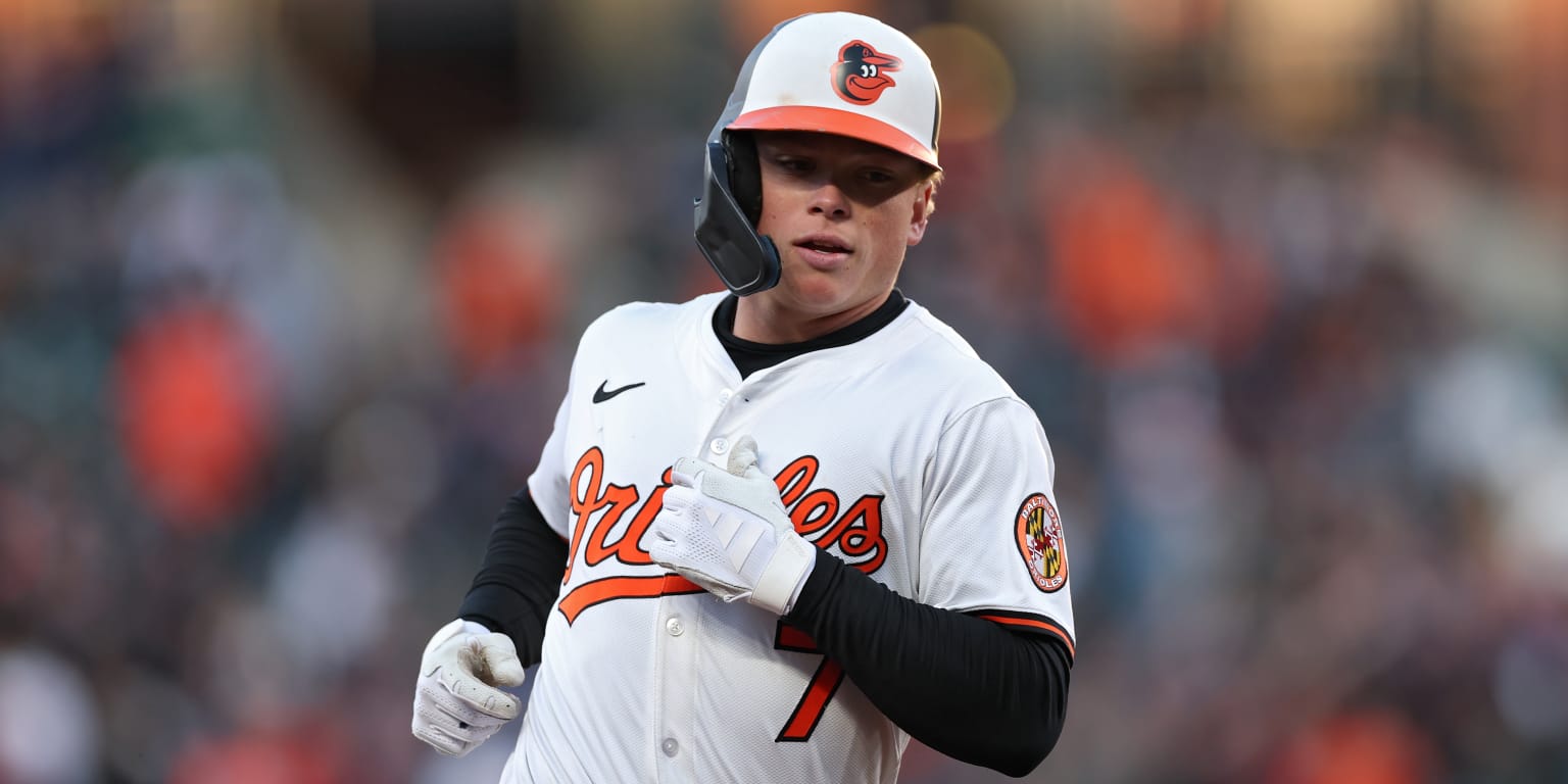 Jackson Holliday breaks records as youngest player to hit second grand ...