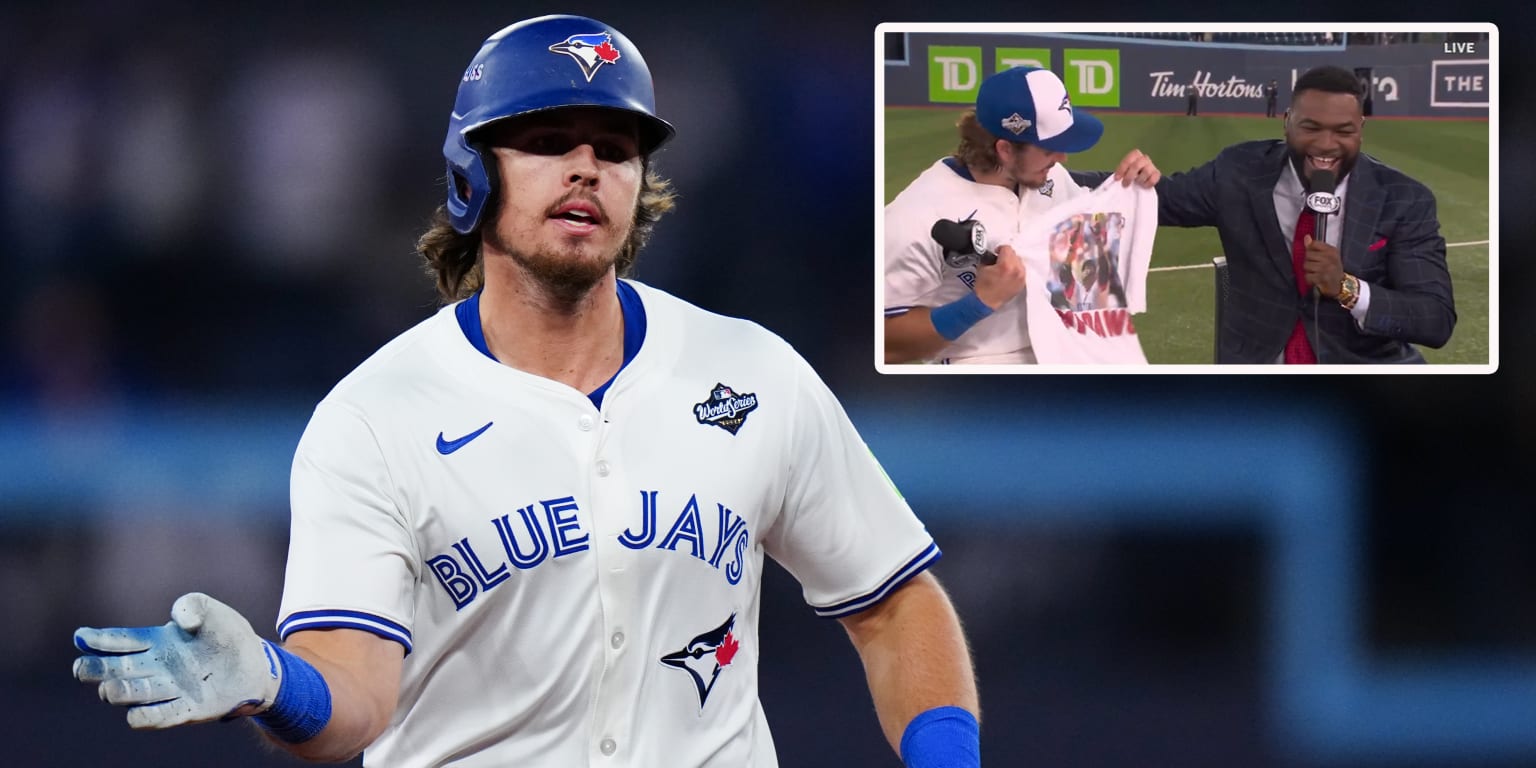 Addison Barger leaves behind David Ortiz-gifted shirt