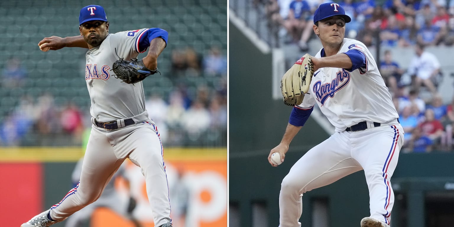 Kumar Rocker, Jack Leiter reunited with Rangers