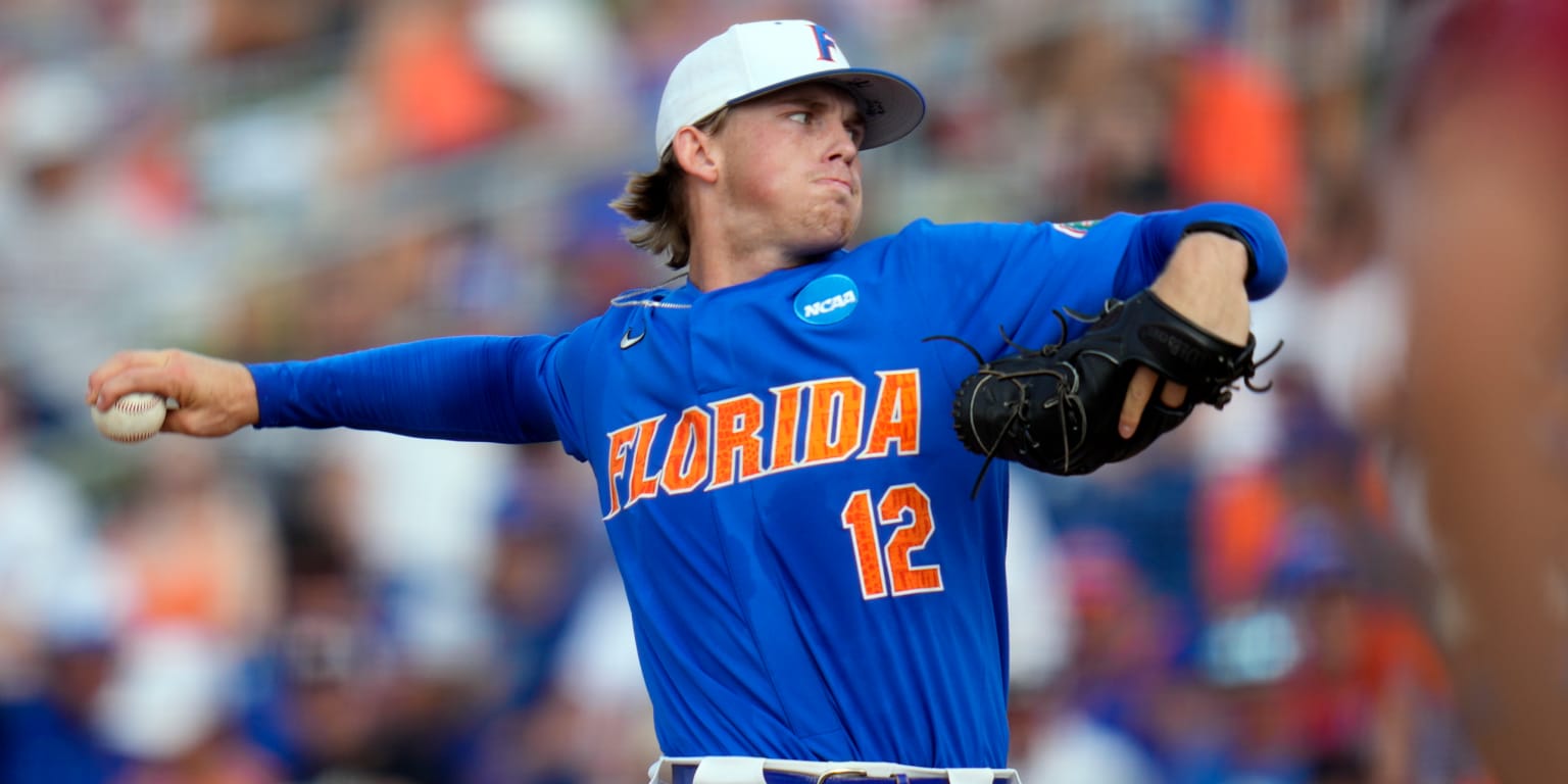 Florida's Hurston Waldrep strikes out 12 in College World Series