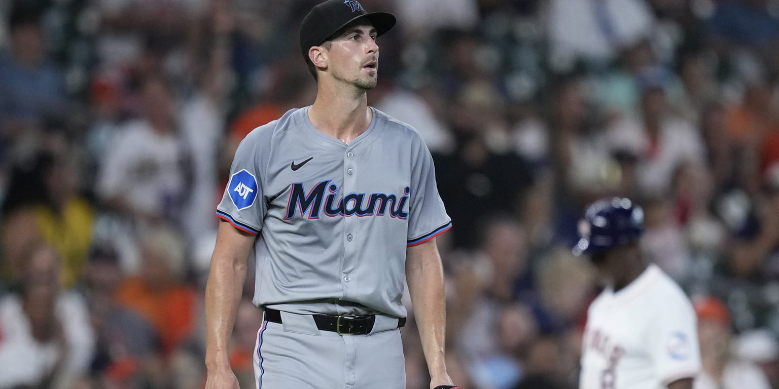 Bryan Hoeing struggles for Marlins against Astros