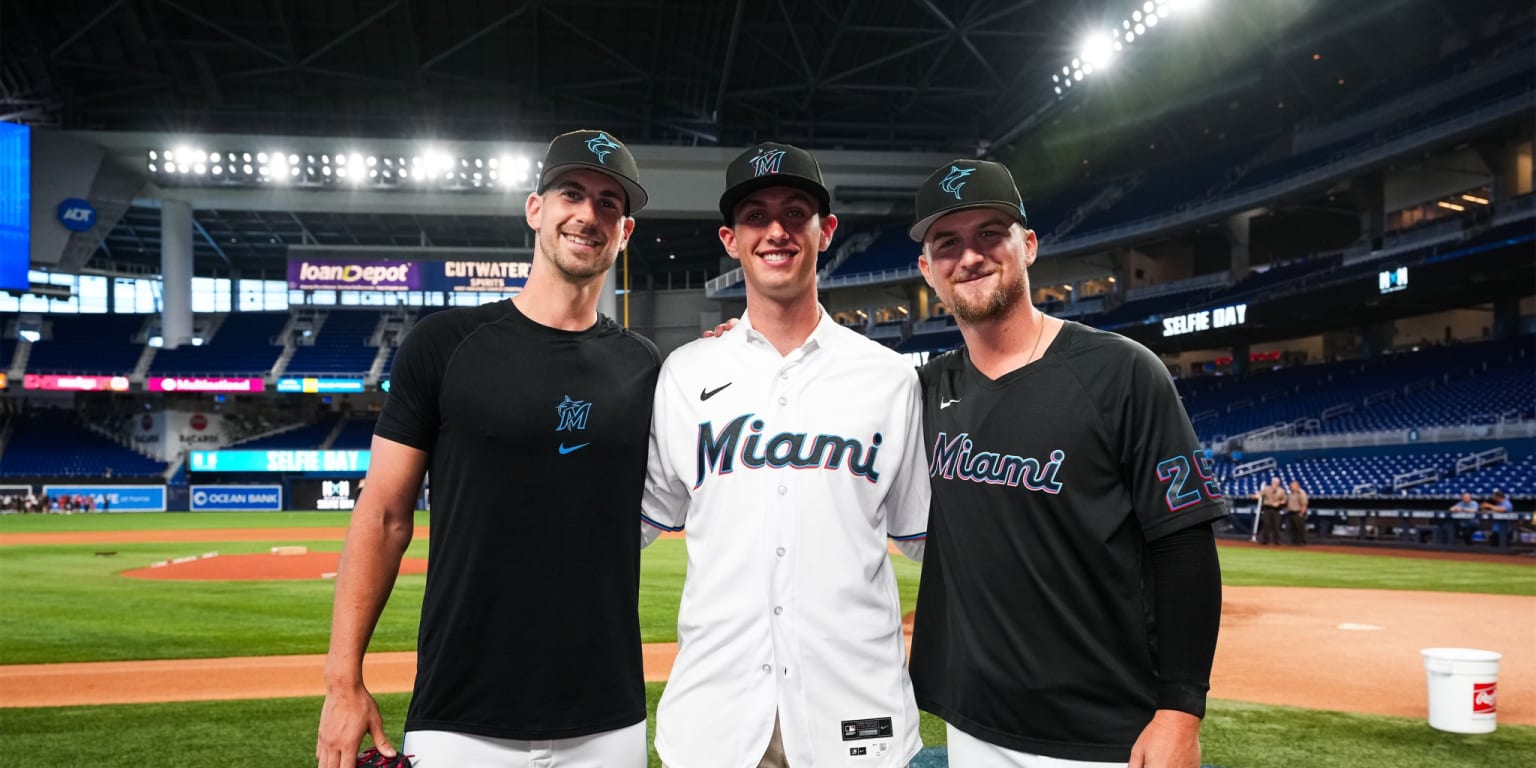 Marlins' 1st-round Draft pick Thomas White gets gift