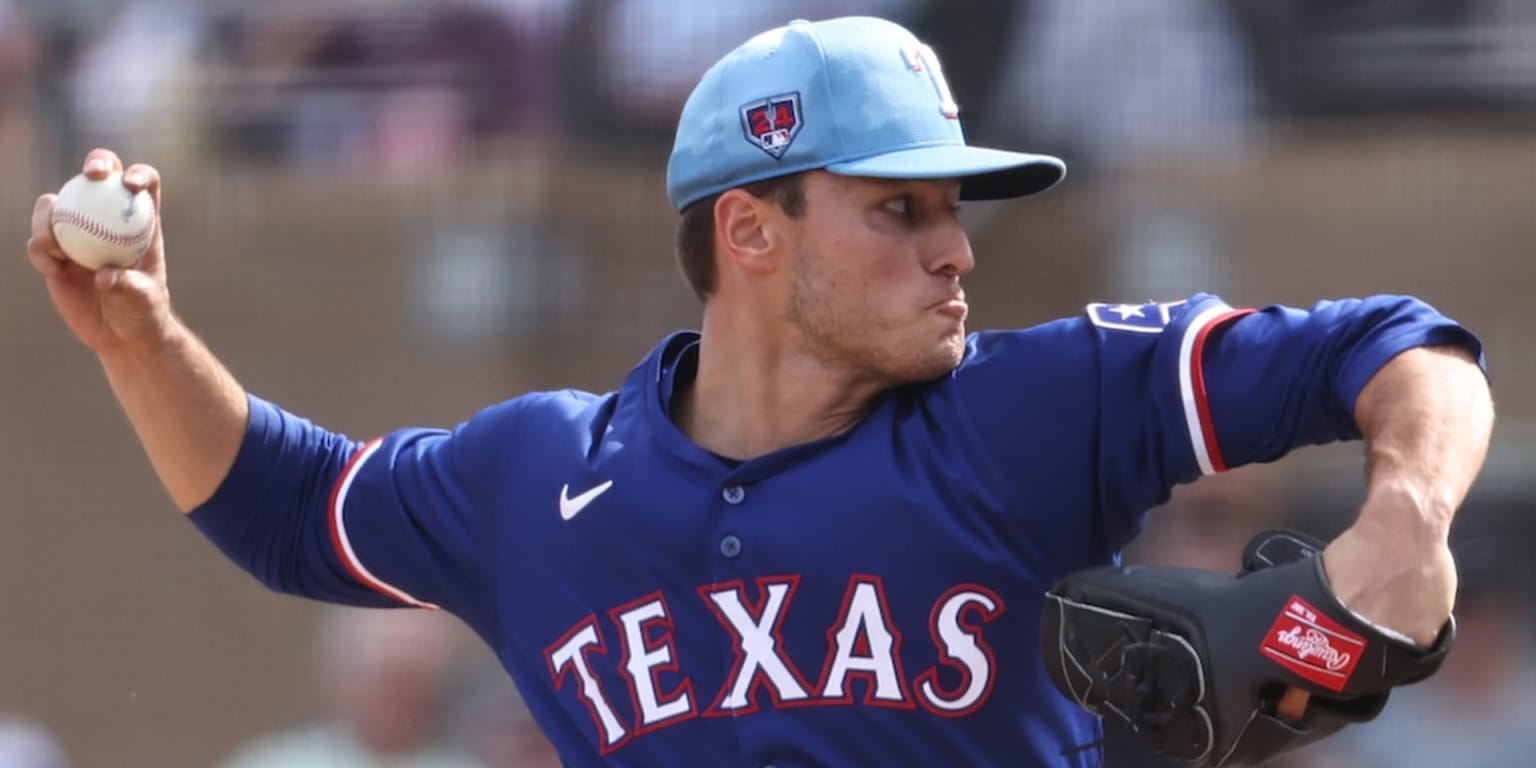 Jack Leiter makes first Spring Training start for Rangers