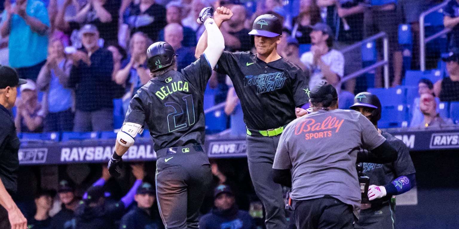 Jonny DeLuca hits first homer as Rays rout White Sox