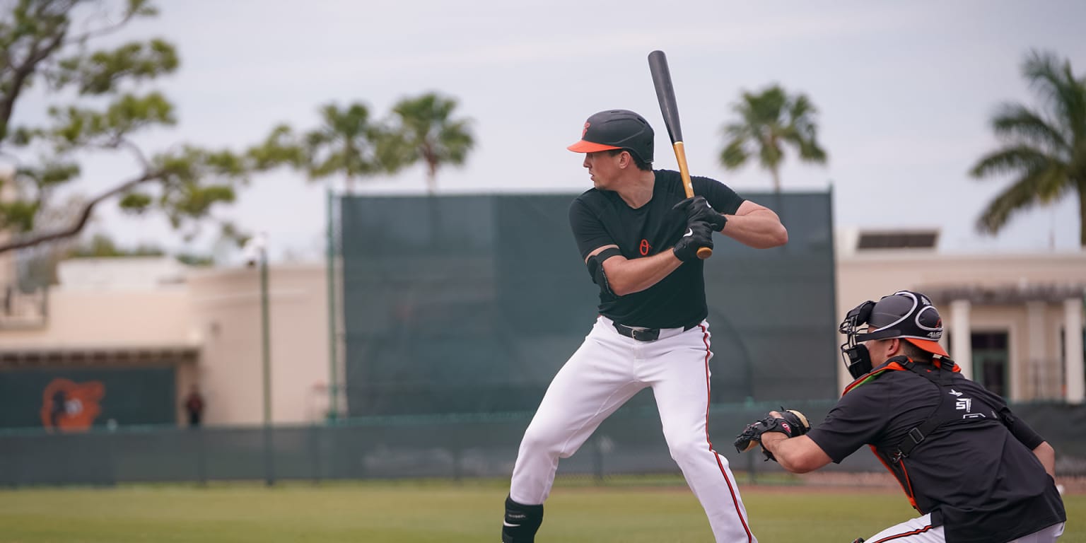 Adley Rutschman homers in Orioles' Spring Training batting practice