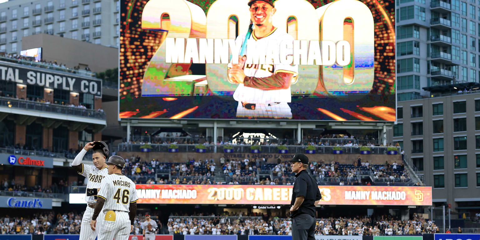 Manny Machado records 2,000th hit of his career