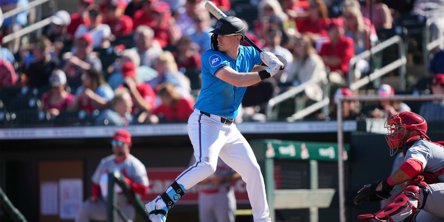 Troy Johnston vying for Marlins roster spot