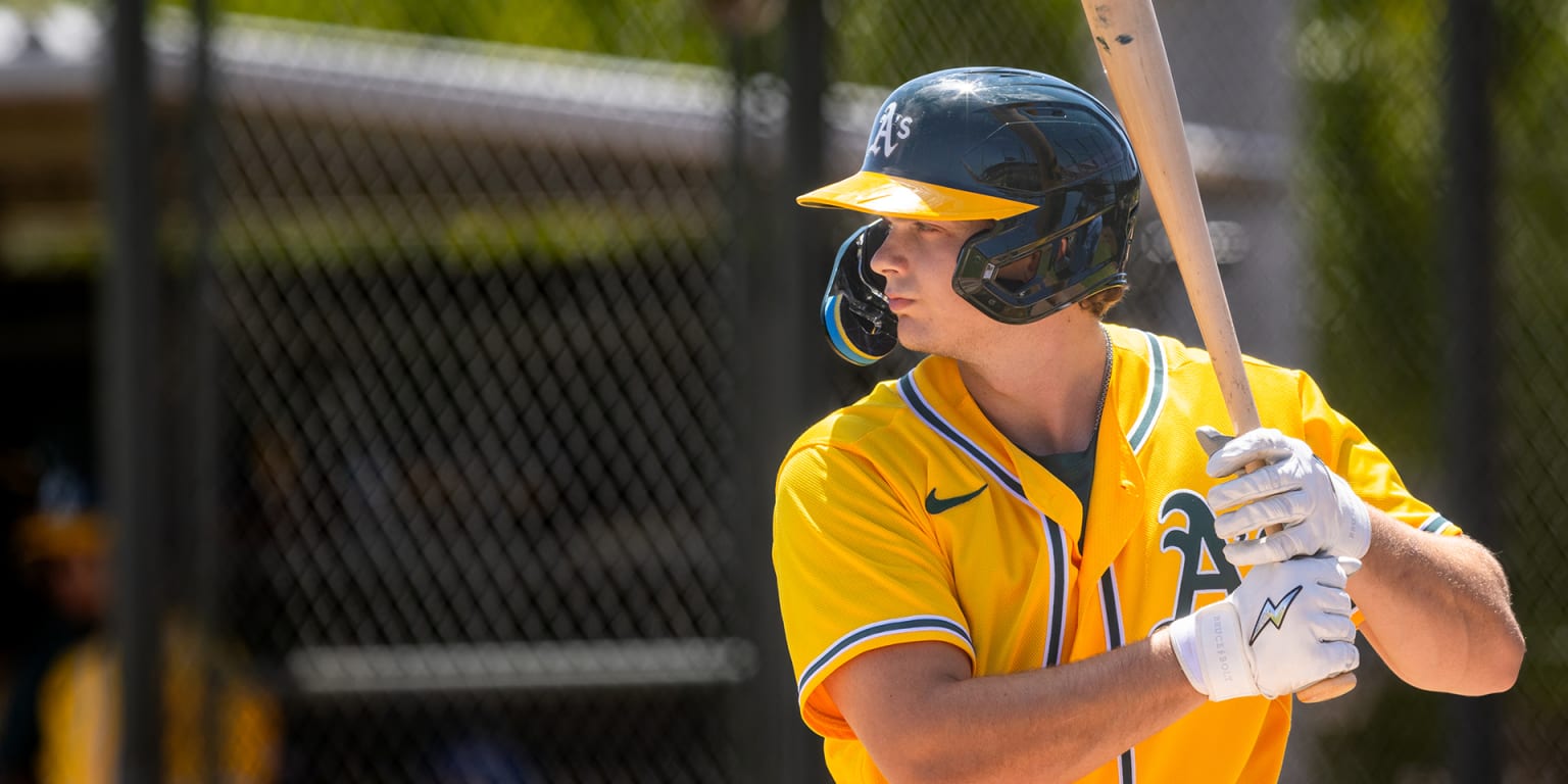 A's prospect Nick Kurtz hits fourth homer in six games for Single-A ...