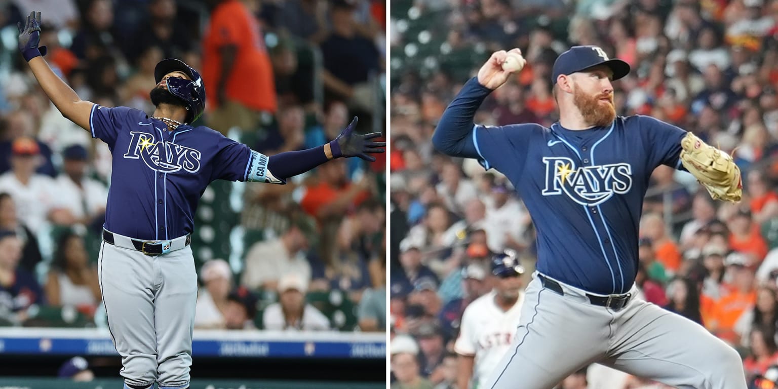 Zack Littell throws complete game, Junior Caminero hits two homers in ...