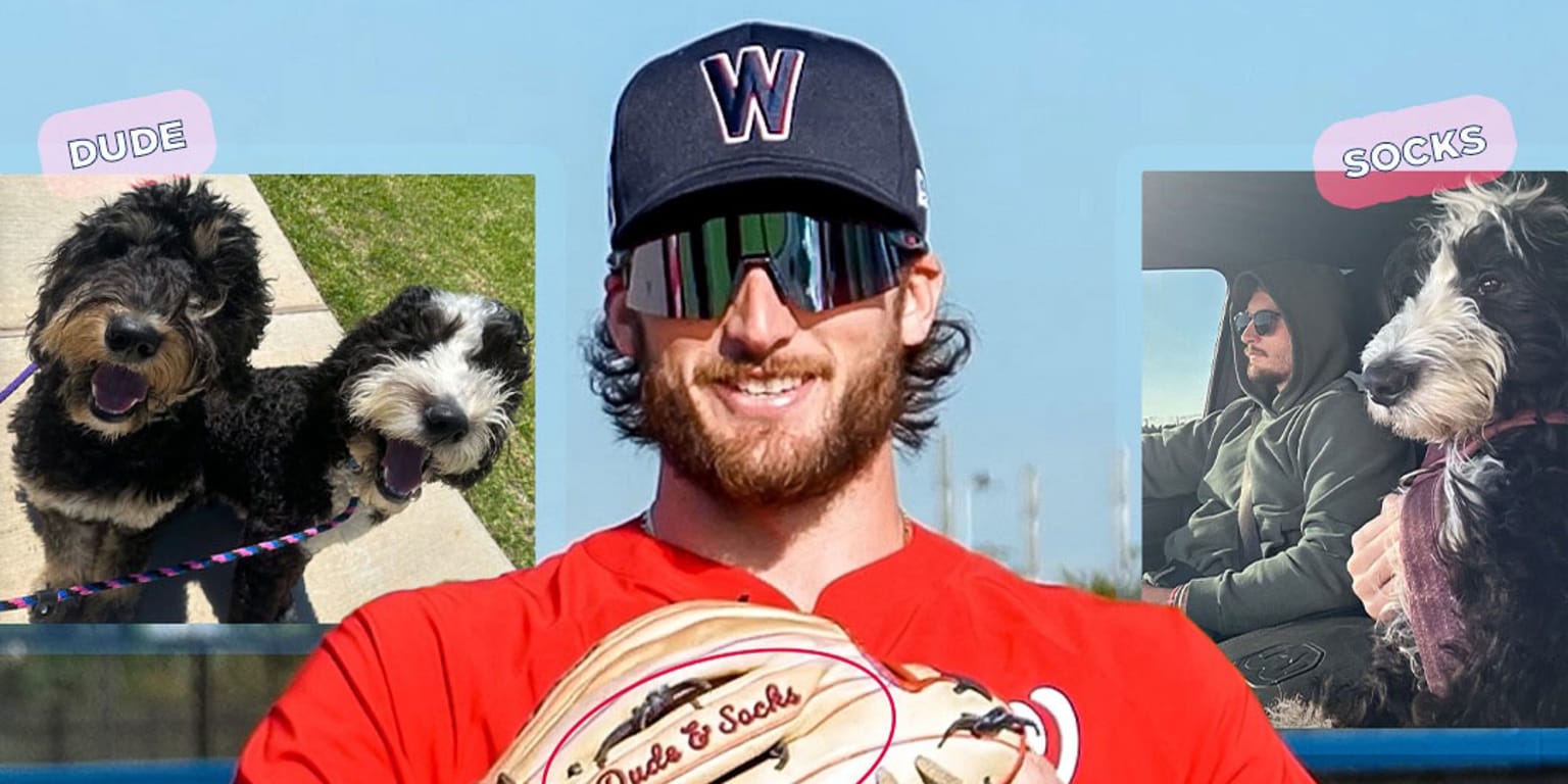 Dylan Crews bringing his dogs to Nationals Park