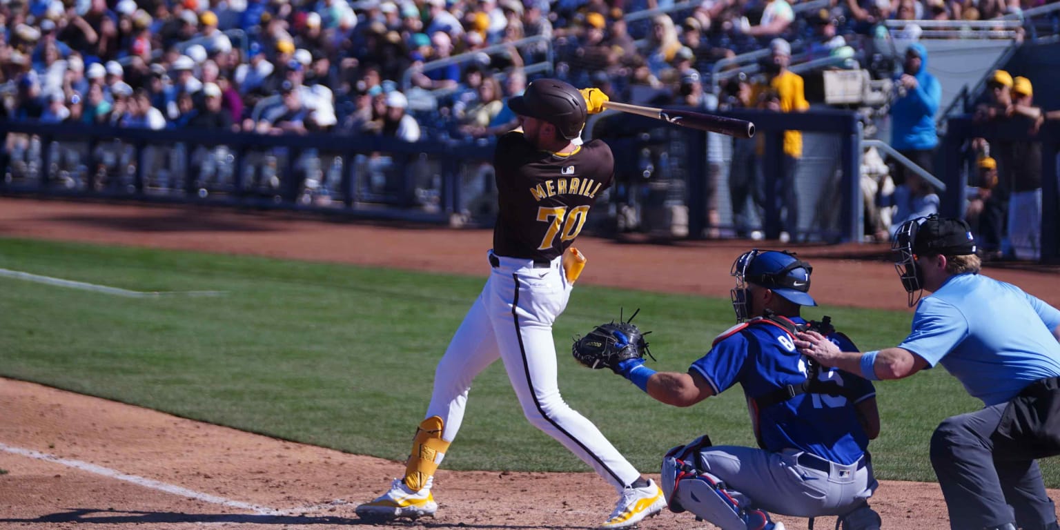 Jackson Merrill in mix for Padres' center field job